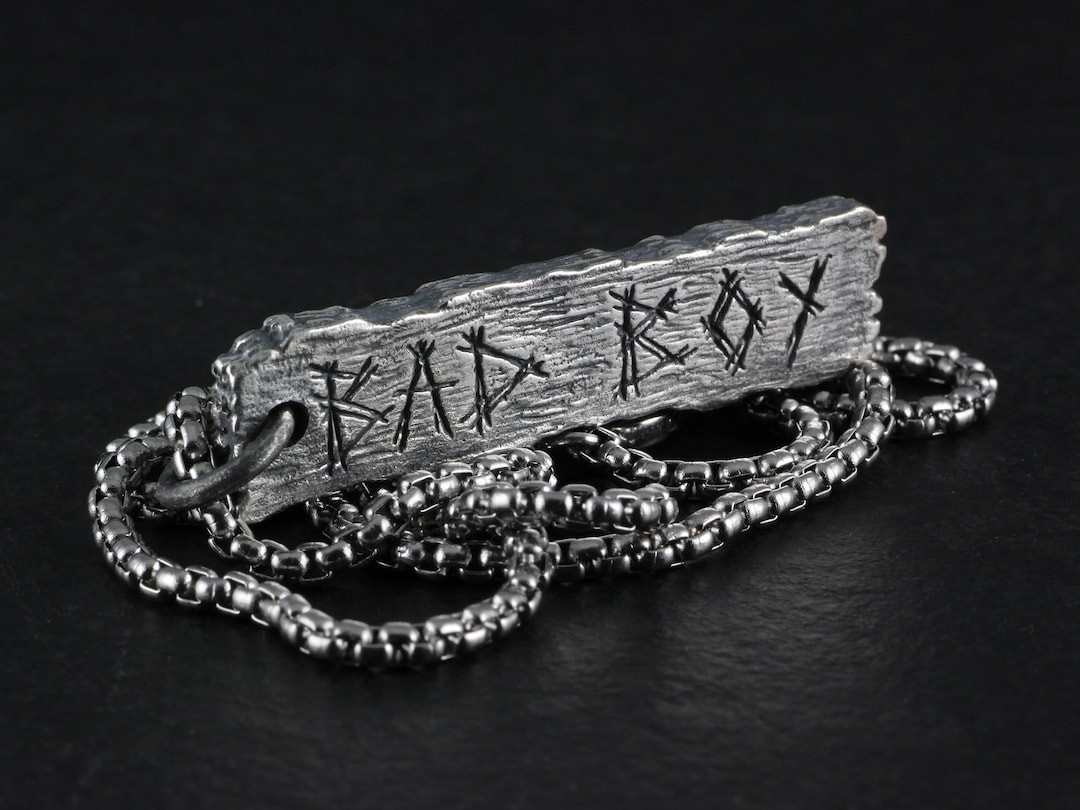 Bad Boy Pendant - Pillory Board - Sterling Silver Bad Boy Jewelry - Own ...
