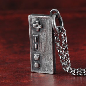 Nintendo Controller Pendant - NES Controller Necklace - Retro Gamer ...