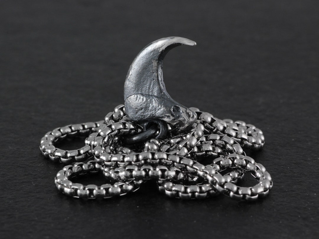 Lynx Claw Necklace Sterling Silver Lynx Claw Pendant - Etsy