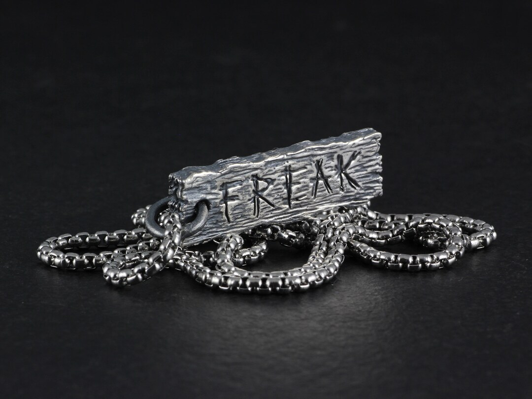 Freak Pendant - Pillory Board - Sterling Silver Freak Sign Pendant ...