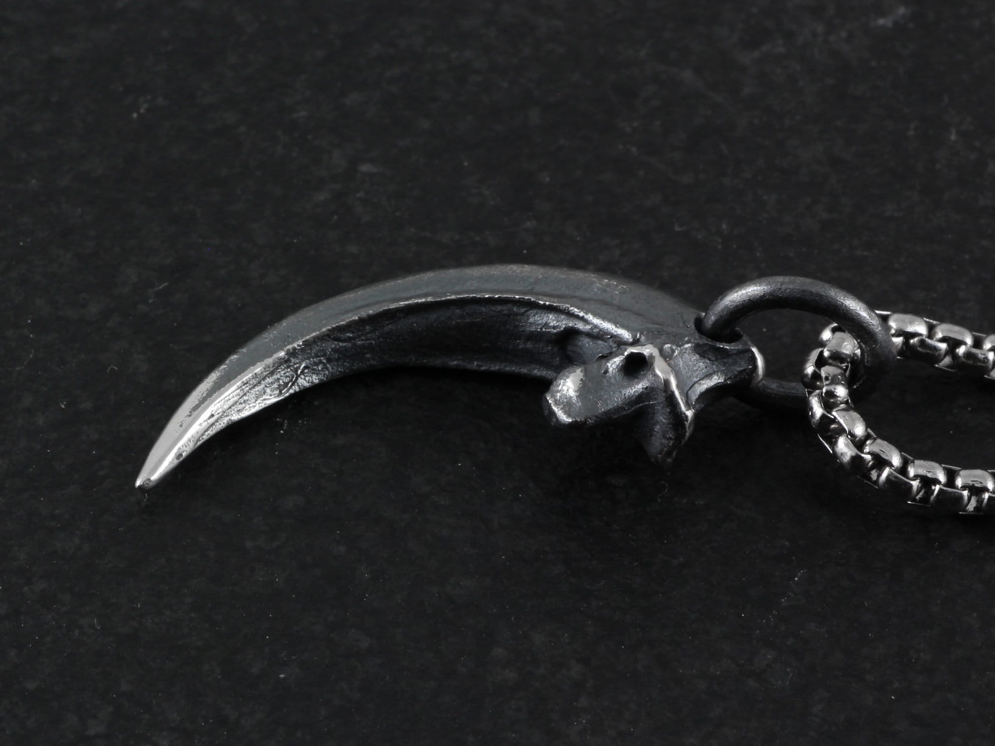 Raven Talon Necklace Sterling Silver Raven Talon Pendant - Etsy Canada