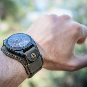 Leather Watch Strap Pattern 22mm | DIY Watch Band Template PDF ...
