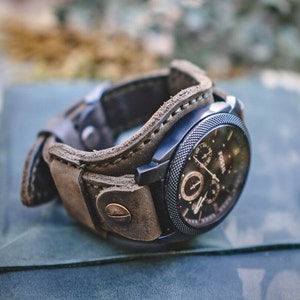 Leather Watch Strap Pattern 22mm | DIY Watch Band Template PDF ...