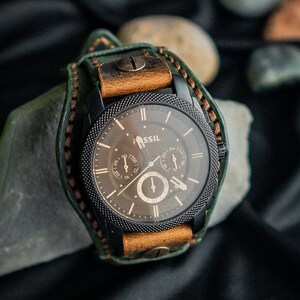 Leather Watch Strap Pattern 22mm | DIY Watch Band Template PDF ...