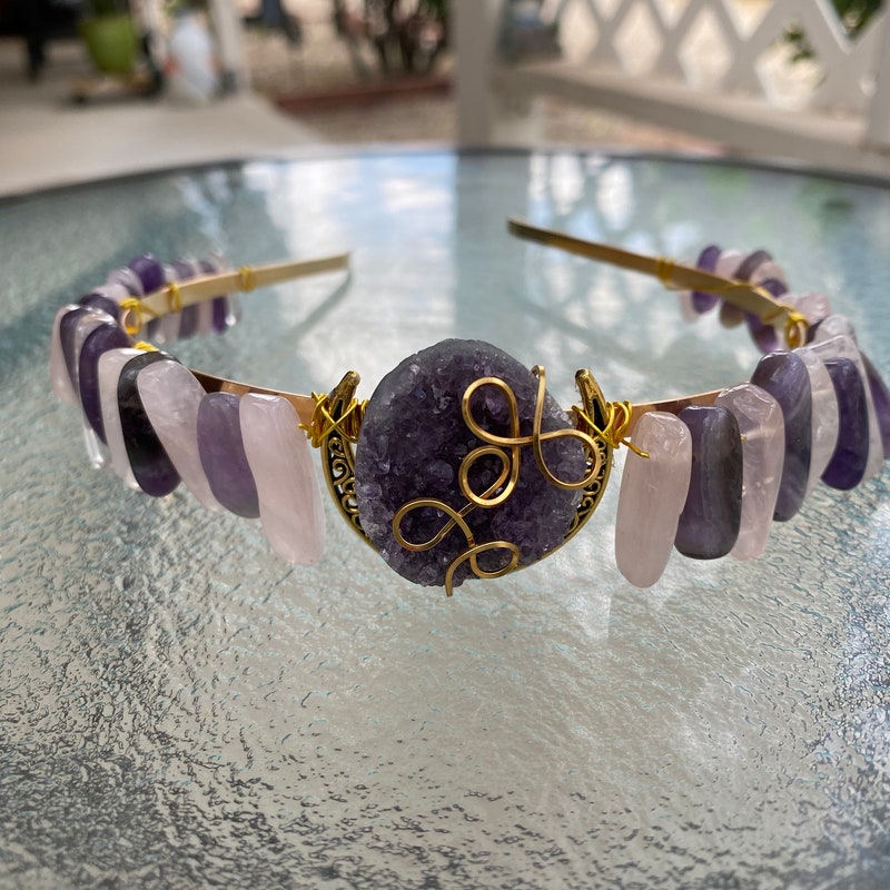 Amethyst Crown - Etsy