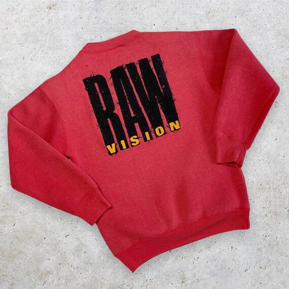 Vintage 80s Vision Street Wear Raw Vision Sweatshirt | Etsy