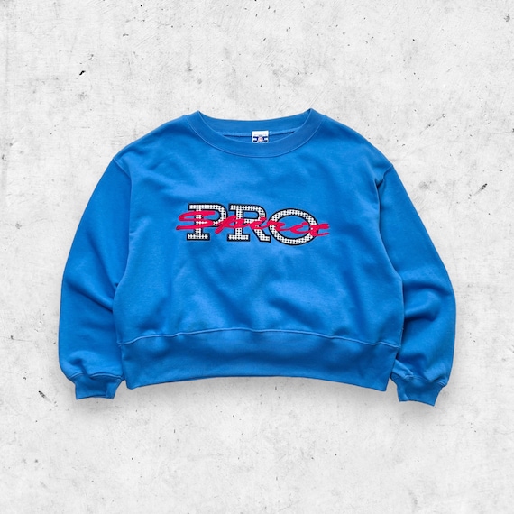 Vintage 90s NOS Pro Spirit Big Logo Sweatshirt, Embro… - Gem