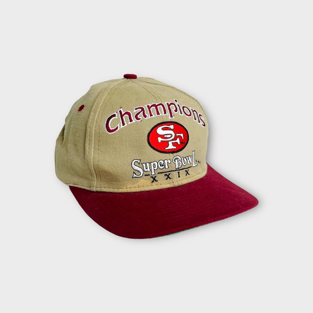 Vintage NOS 90s Logo 7 San Francisco 49ers Snapback Hat Superbowl XXIX ...