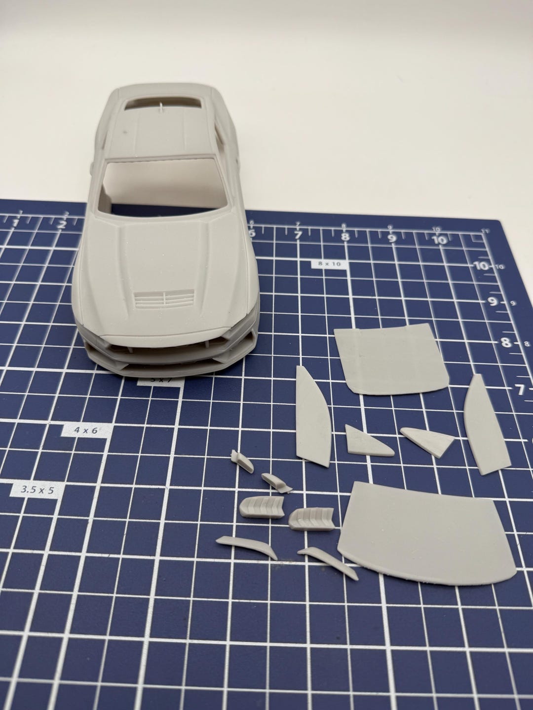 2024 Ford Mustang Dark Horse 1:24 Scale Body Wing Window Pucks Side ...
