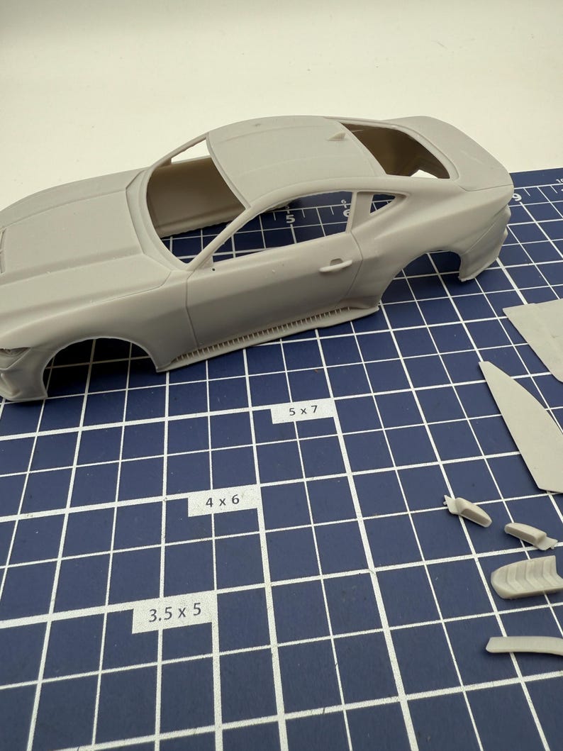 2024 Ford Mustang Dark Horse 1:24 Scale Body Wing Window Pucks Side ...