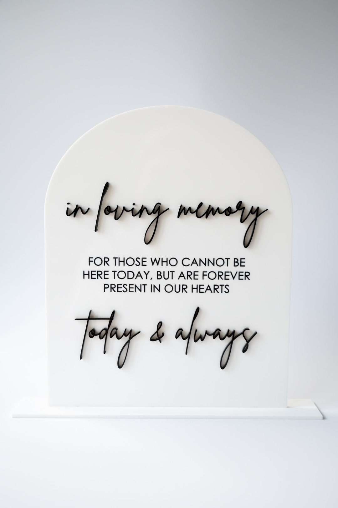 In Loving Memory Sign | in Loving Memory of Those Forever in Our Hearts ...
