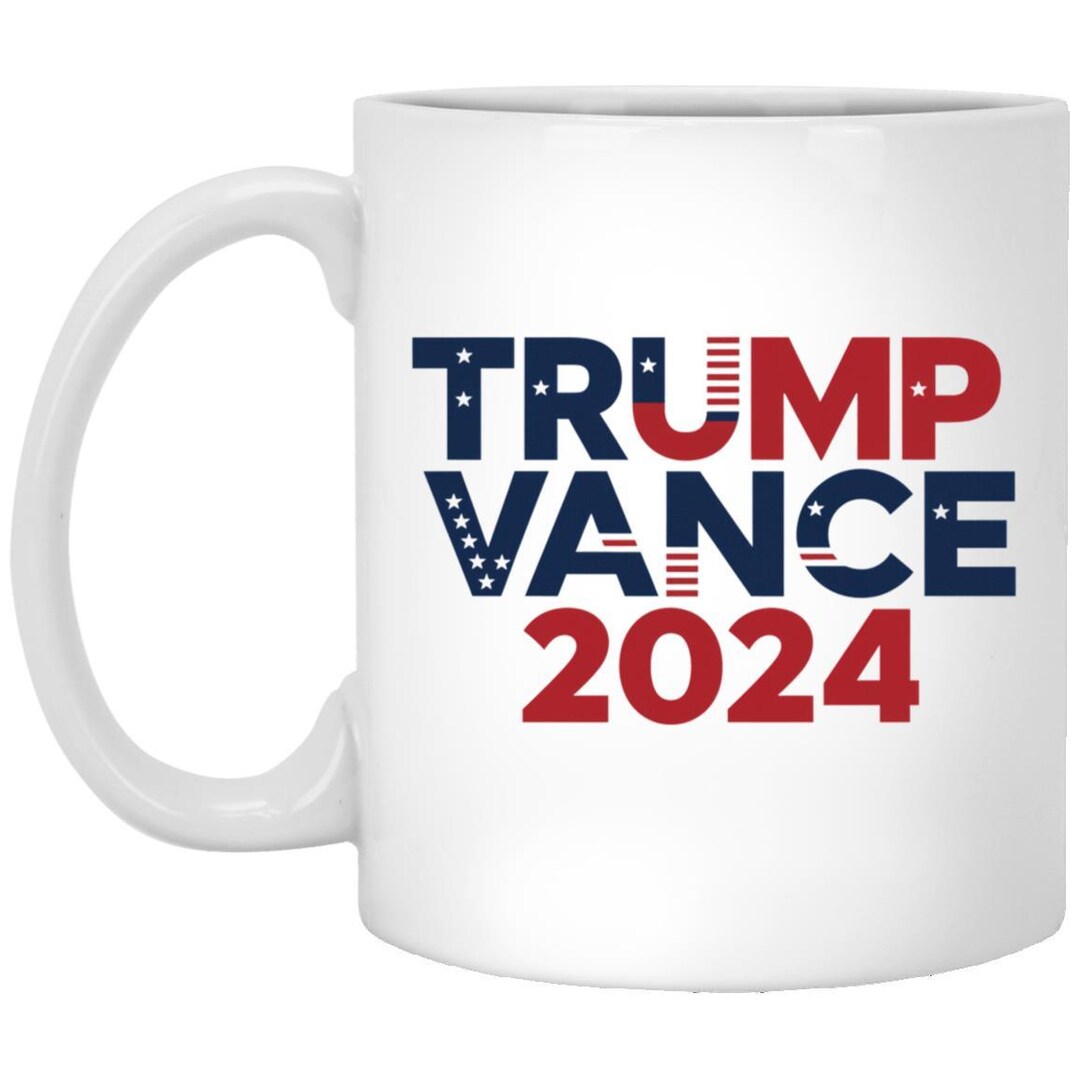 Trump Vance 2024 Mug, Political Election Mug, Presidential Campaign Mug ...
