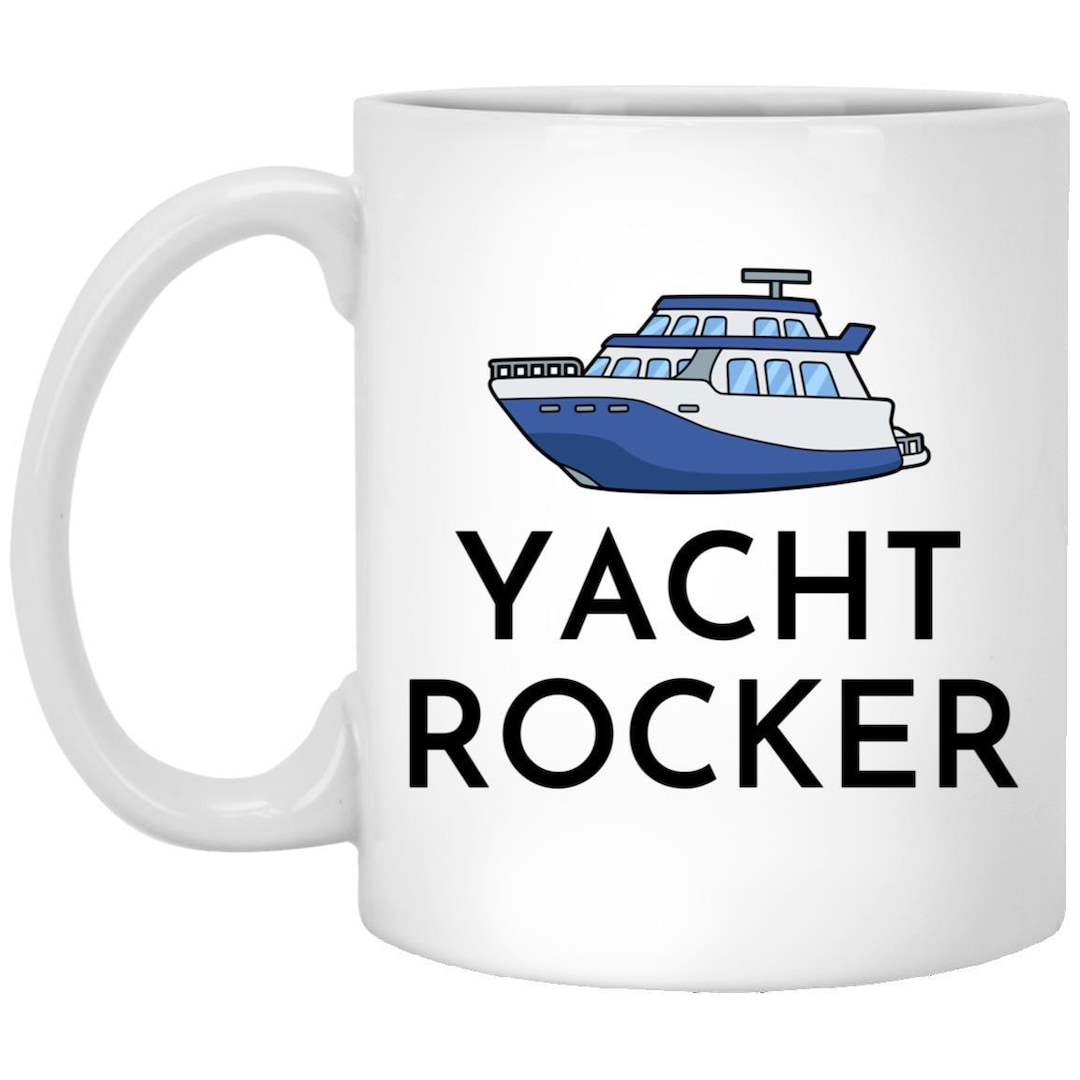 Yacht Rocker Mug, Nautical Boat Mug, Ocean Lovers Mug, Yacht Themed Mug ...