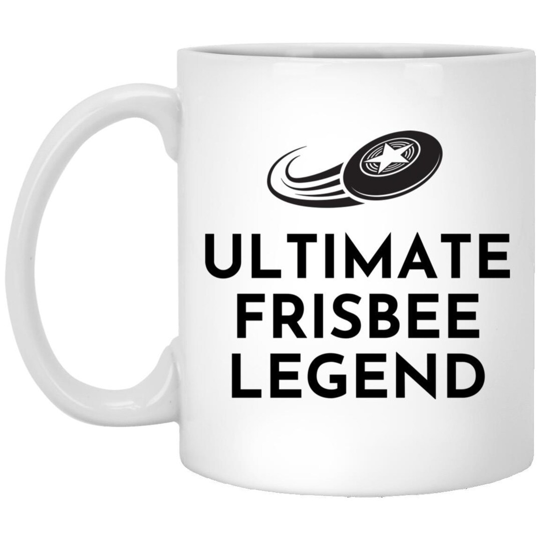 Ultimate Frisbee Legend Mug, Perfect Gift for Frisbee Players, Sports ...