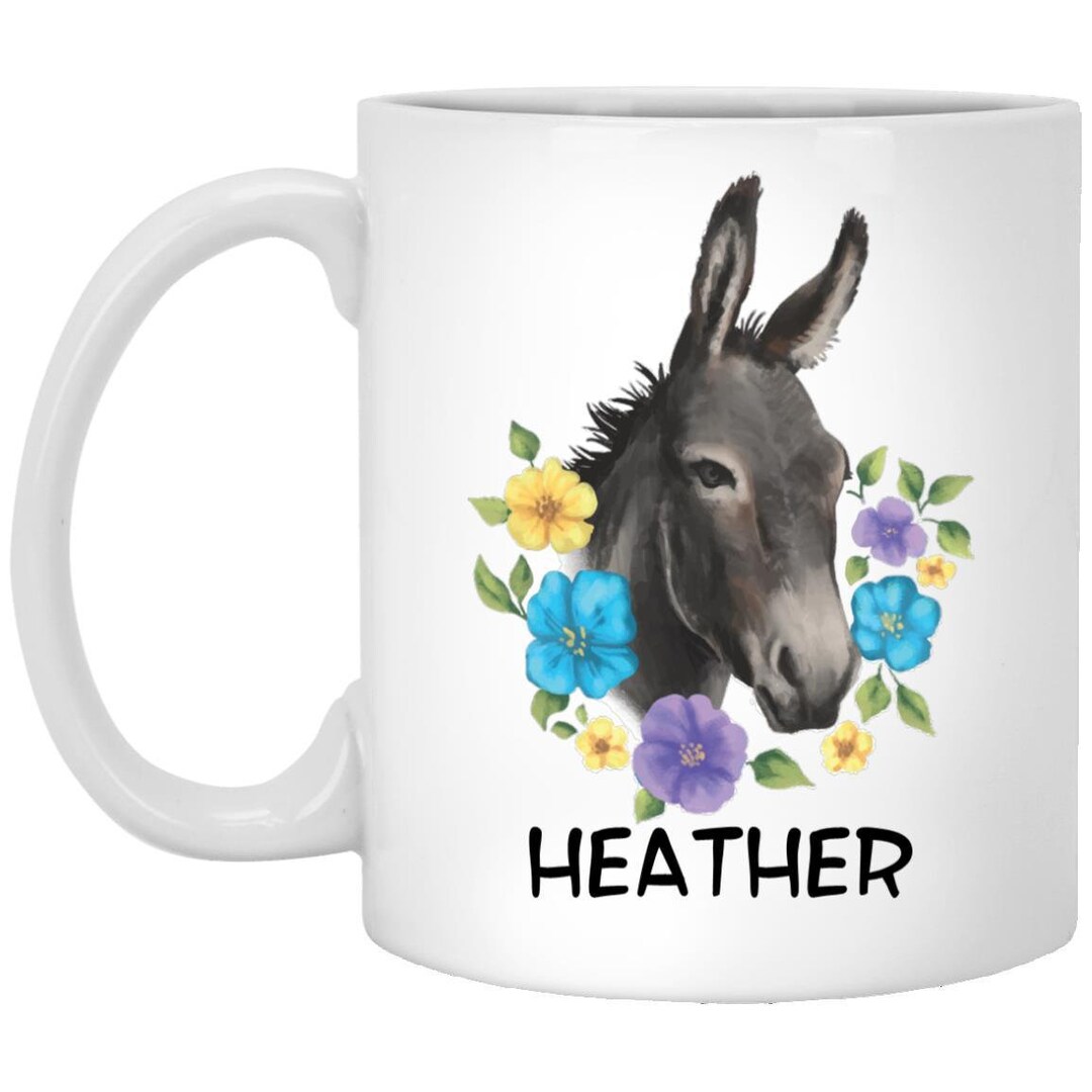 Donkey Mug, Donkey Gifts for Women, Donkey Coffee Mug, Personalized ...