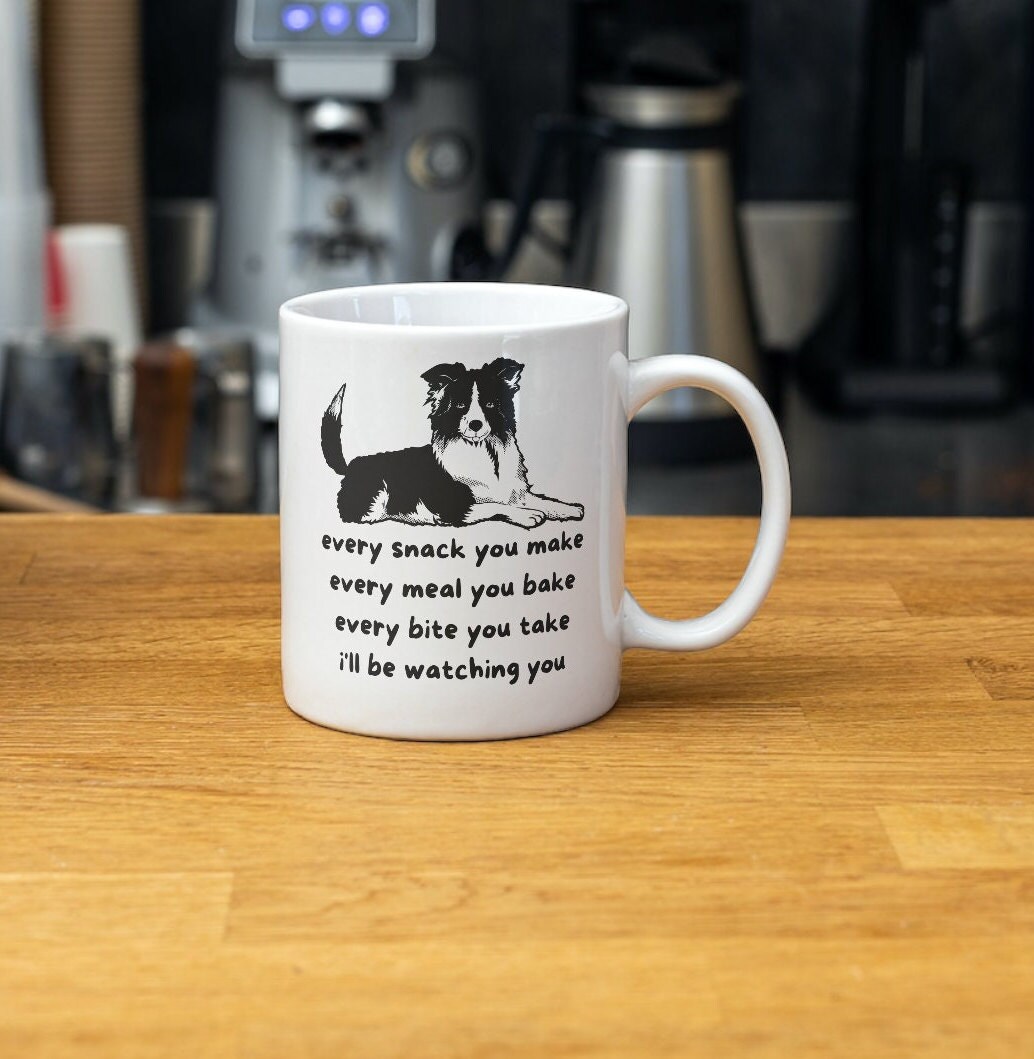 Funny Border Collie Coffee Mug - Etsy