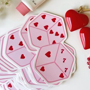 Lucky Dice Sticker, 777 Sticker, Angel Number Sticker, Aesthetic ...