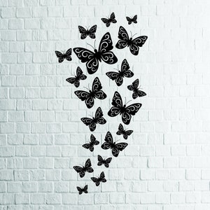 Fluttering Butterflies Svg Floating Butterflies Svg | Etsy