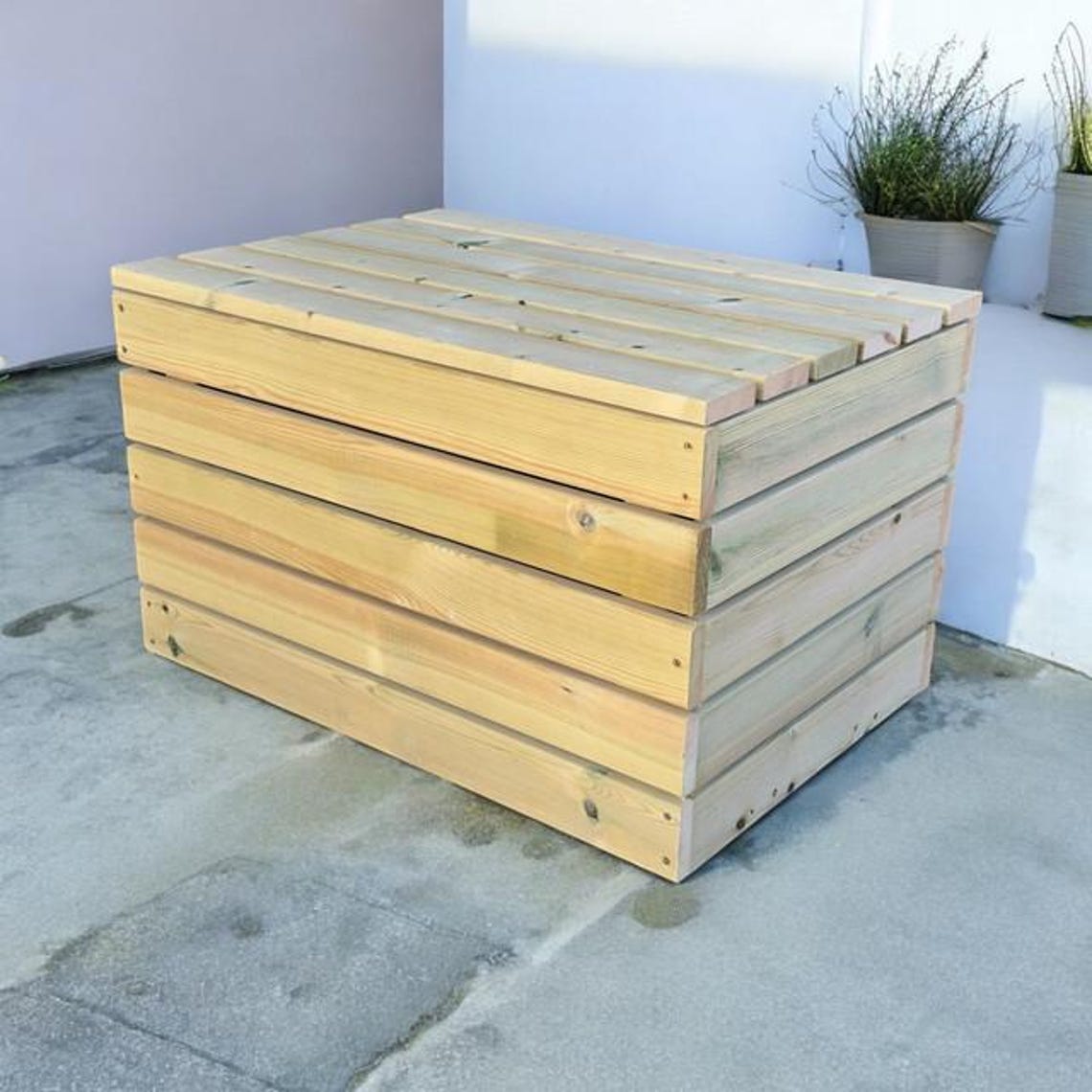Wooden Recycling Bin Cover, Pressure Treated Waste Storage - Etsy UK
