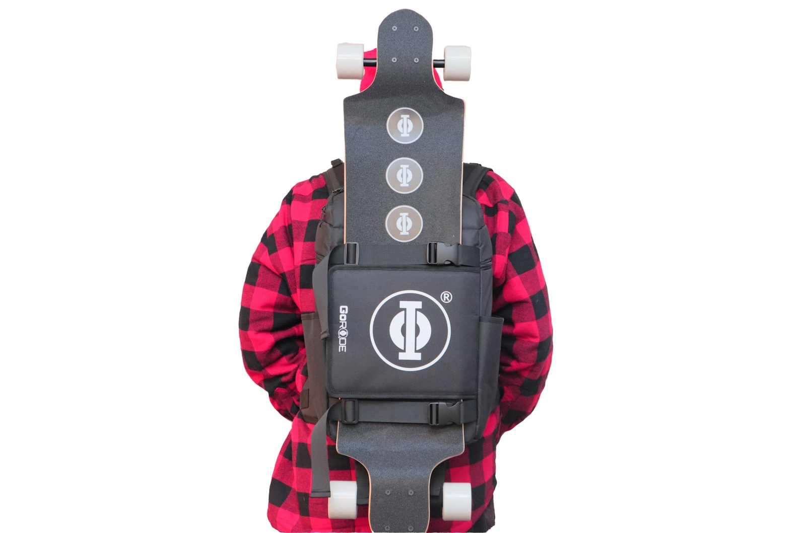 Goride Electric Longboard Skateboard Backpack Bag Carrier With Laptop ...