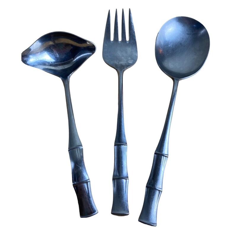 Bamboo Flatware - Etsy