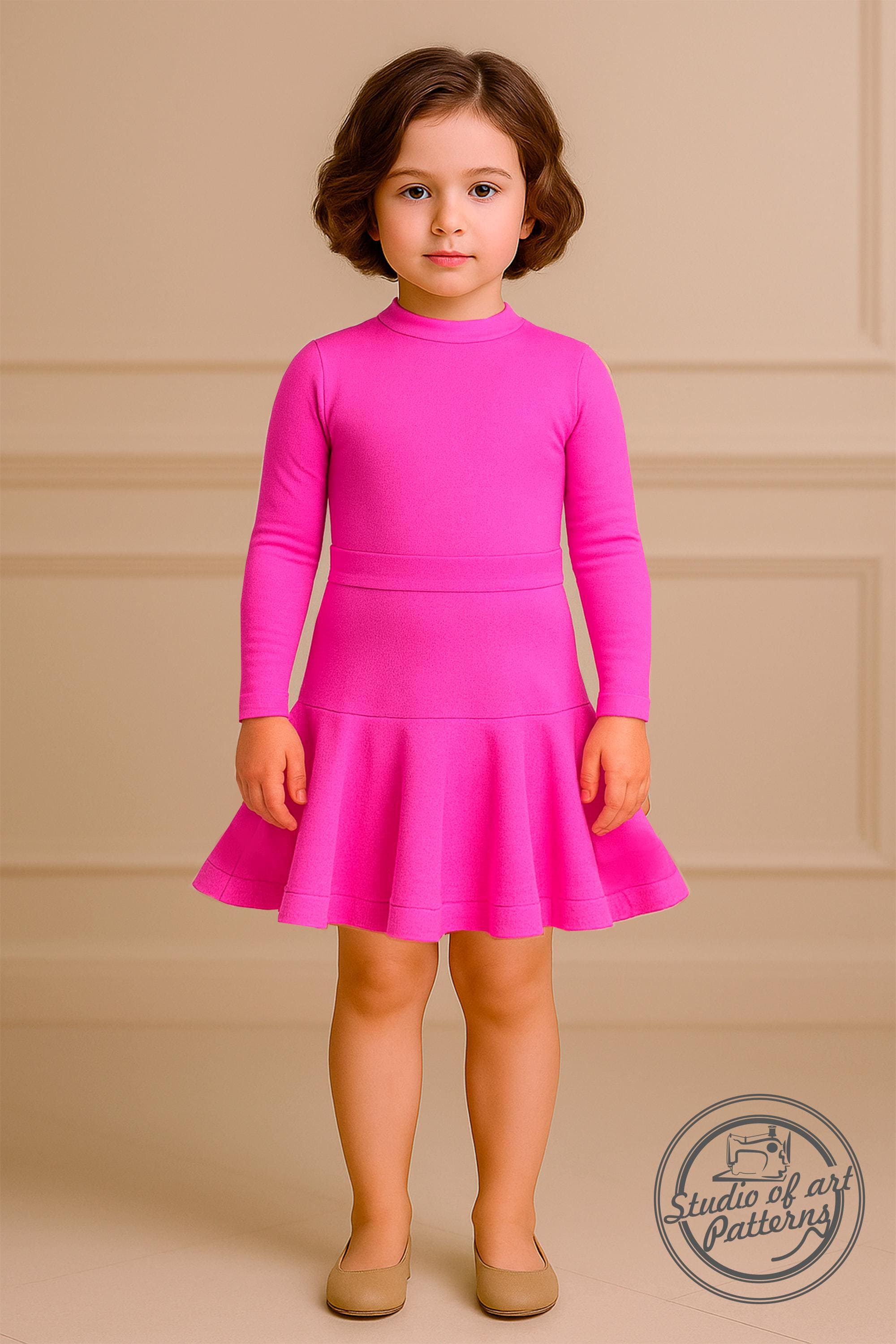 Kids Dance Sewing Pattern: Bodysuit & Skirts (PDF Digital Download, 6 ...