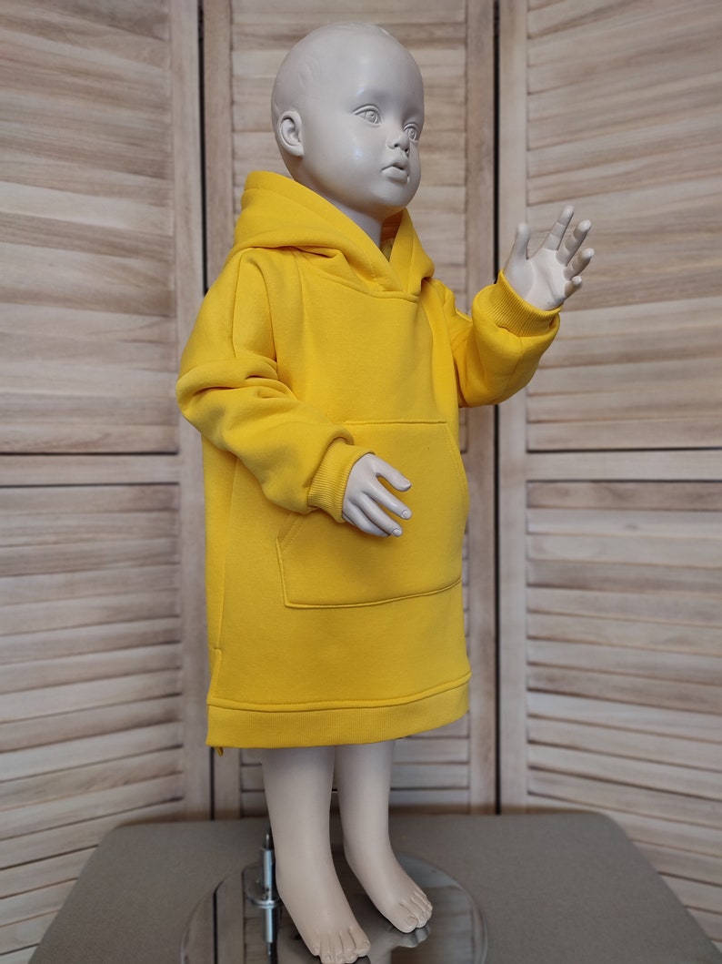 PATTERN KIDS HOODED Dress. Sewing Pattern Warm Dress for - Etsy