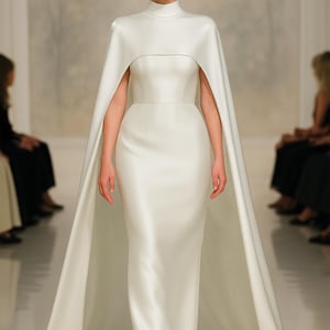 Wedding Set Sewing Pattern: Bridal Gown and Cape (PDF Digital Download ...