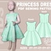 PATTERN WEDDING DRESS. Sewing Pattern. Digital Pack 5 Sizes. Instant ...