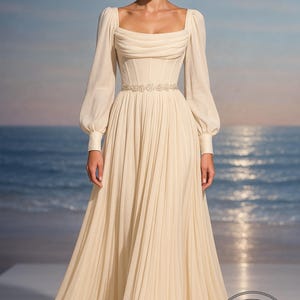 Wedding Dress Sewing Pattern: Corset Bodice, Fluffy Skirt (PDF Digital ...