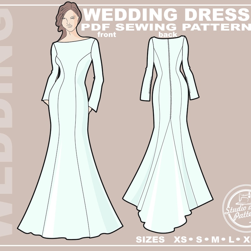 Mother of the Bride Dress Sewing Pattern - Etsy