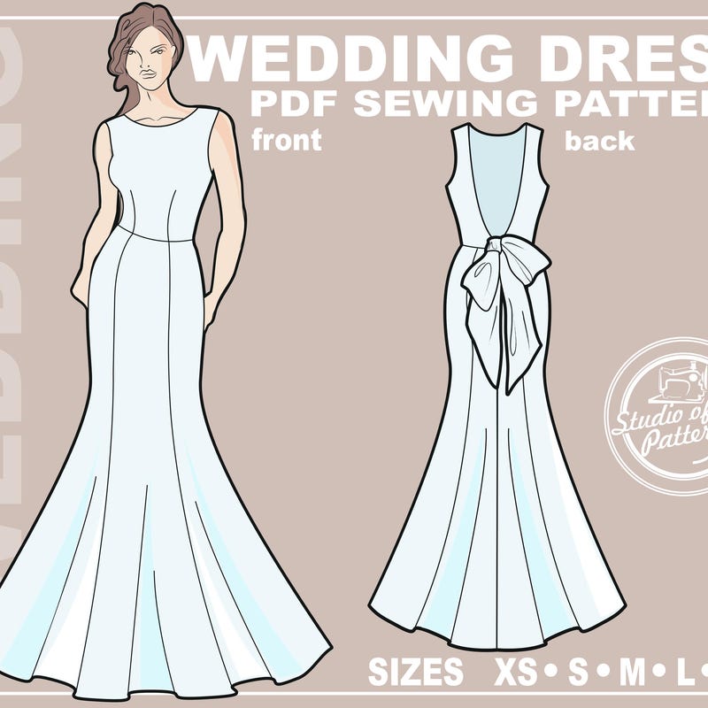 Backless Wedding Dress - Etsy