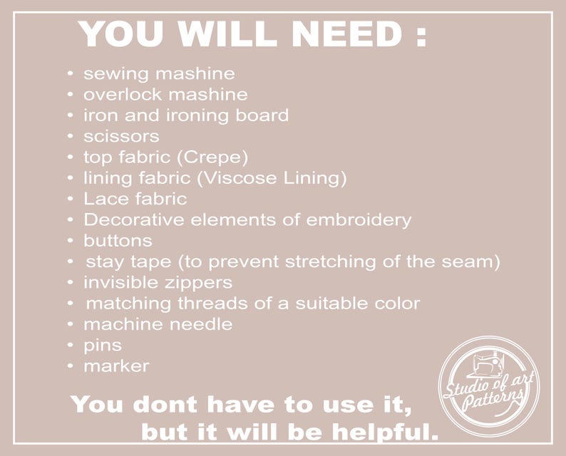 Mermaid Wedding Dress Sewing Pattern With Lace Back Pdf Digital