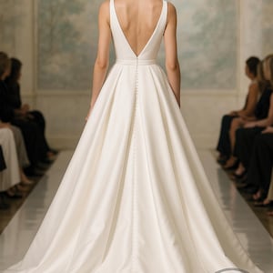 Pattern Wedding Dress. Sewing Pattern Bridal Gown With Train. (PDF ...