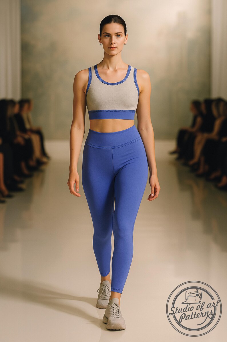Bra Top Sewing Pattern: Sport Bra (PDF Digital Download, 5 Sizes XS-XL ...
