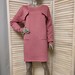 PATTERN OVERSIZED DRESS. Sewing Pattern Warm Short Dress. Digital Pack ...