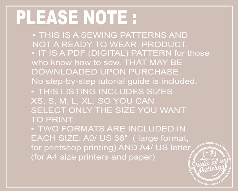 Tuxedo Jacket Sewing Pattern: Shawl Collar (PDF Digital Download, 5 ...