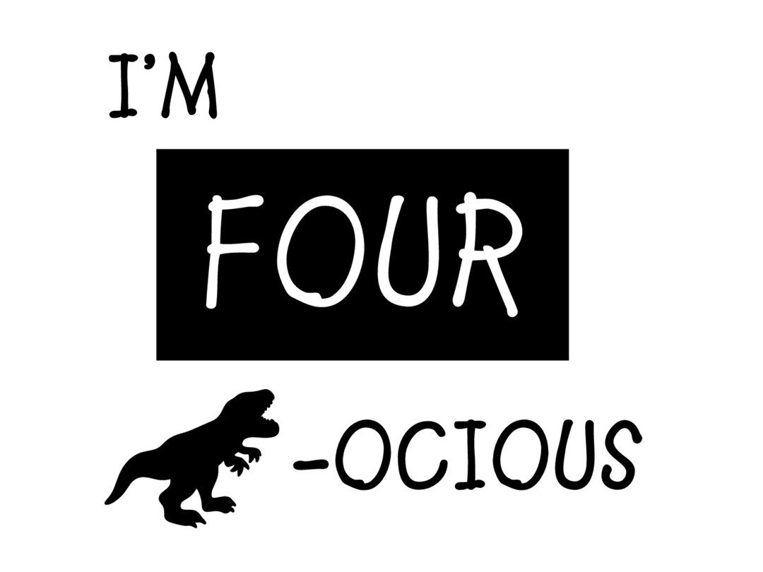 I'm Four-ocious Design (SVG for Cricut File) - Etsy