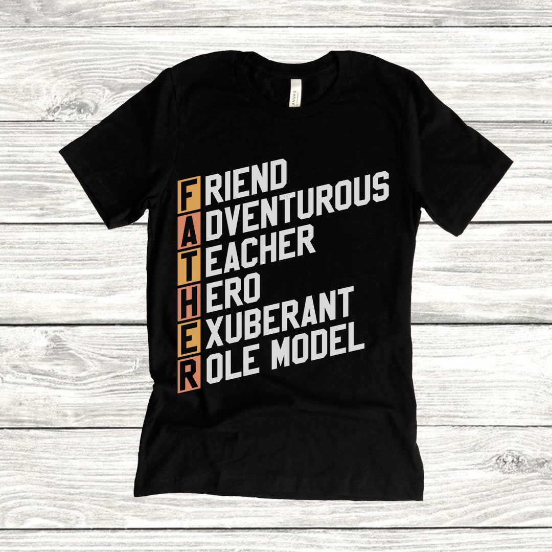 Father's Day Acrostic Poem T-shirt, Gift for Dad, Father's Day for ...