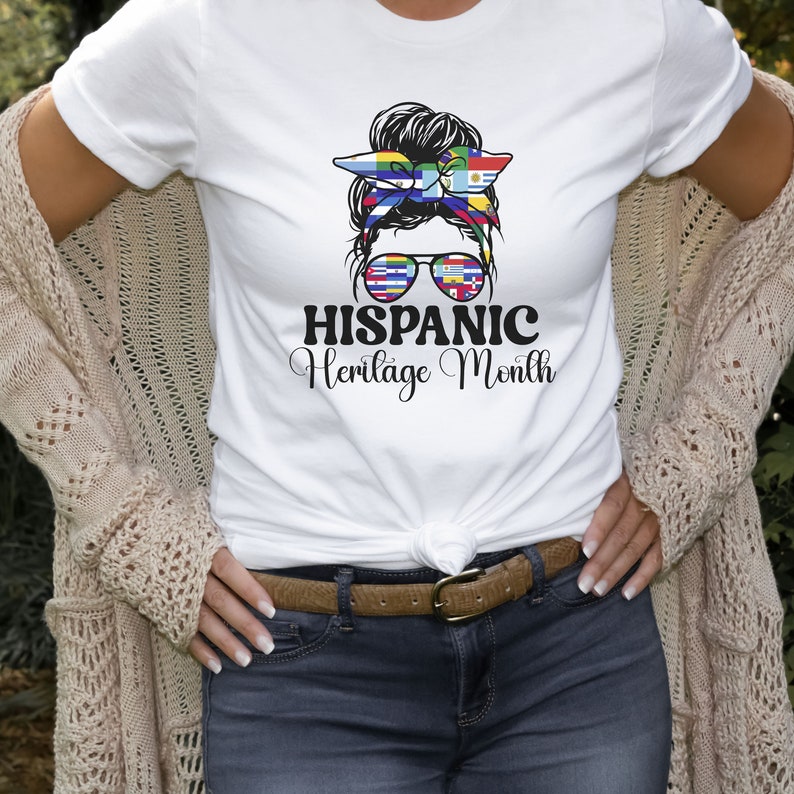 Hispanic Heritage Month T-shirt, Latino Pride Tee, Hispanic Culture Top ...