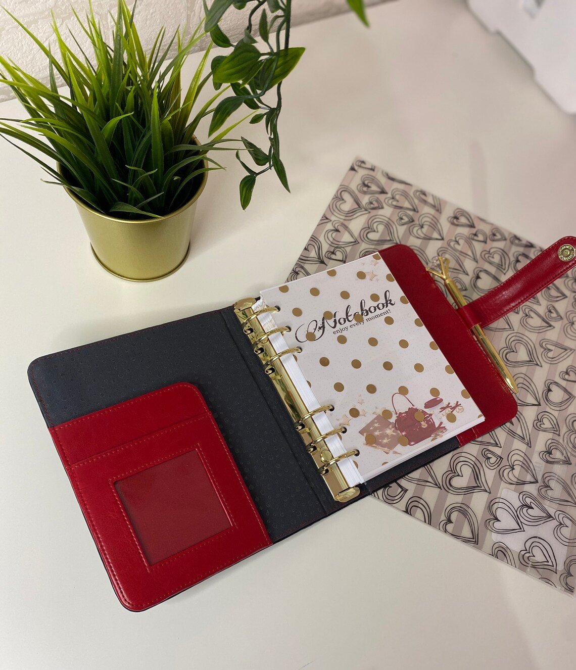 A6 Personal Size Planner Binder Binder Notebook Women Etsy A6 Personal Size Planner Binder Binder Notebook Women Etsy