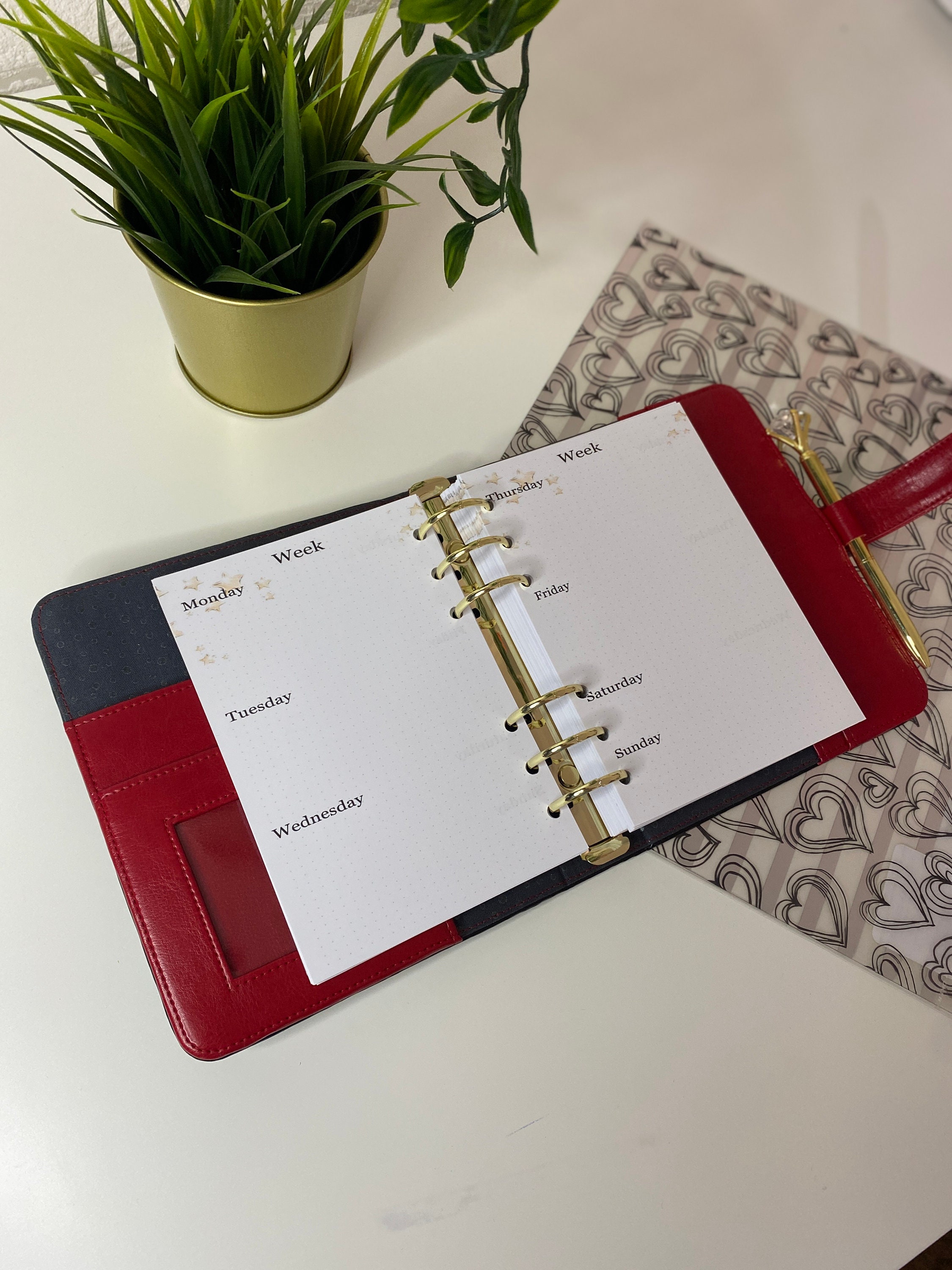 A6 Personal Size Planner Binder Binder Notebook women | Etsy