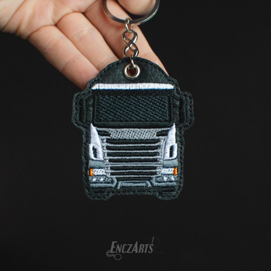 SCANIA R Custom Keychain, Embroidery Pendant Like Your Car ...