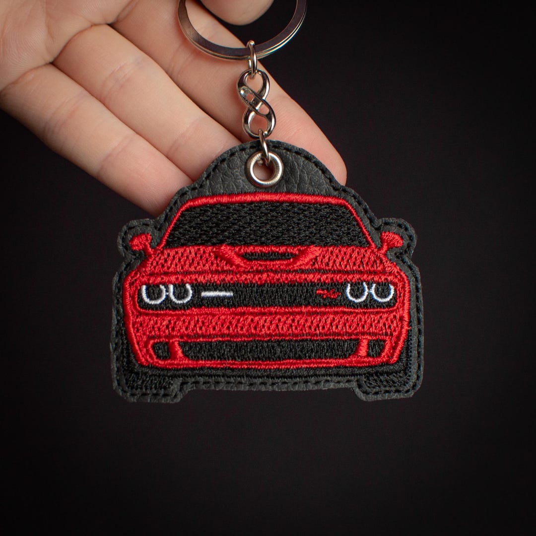 CHALLENGER III Custom Keychain, Embroidery Pendant Looking Like Your ...