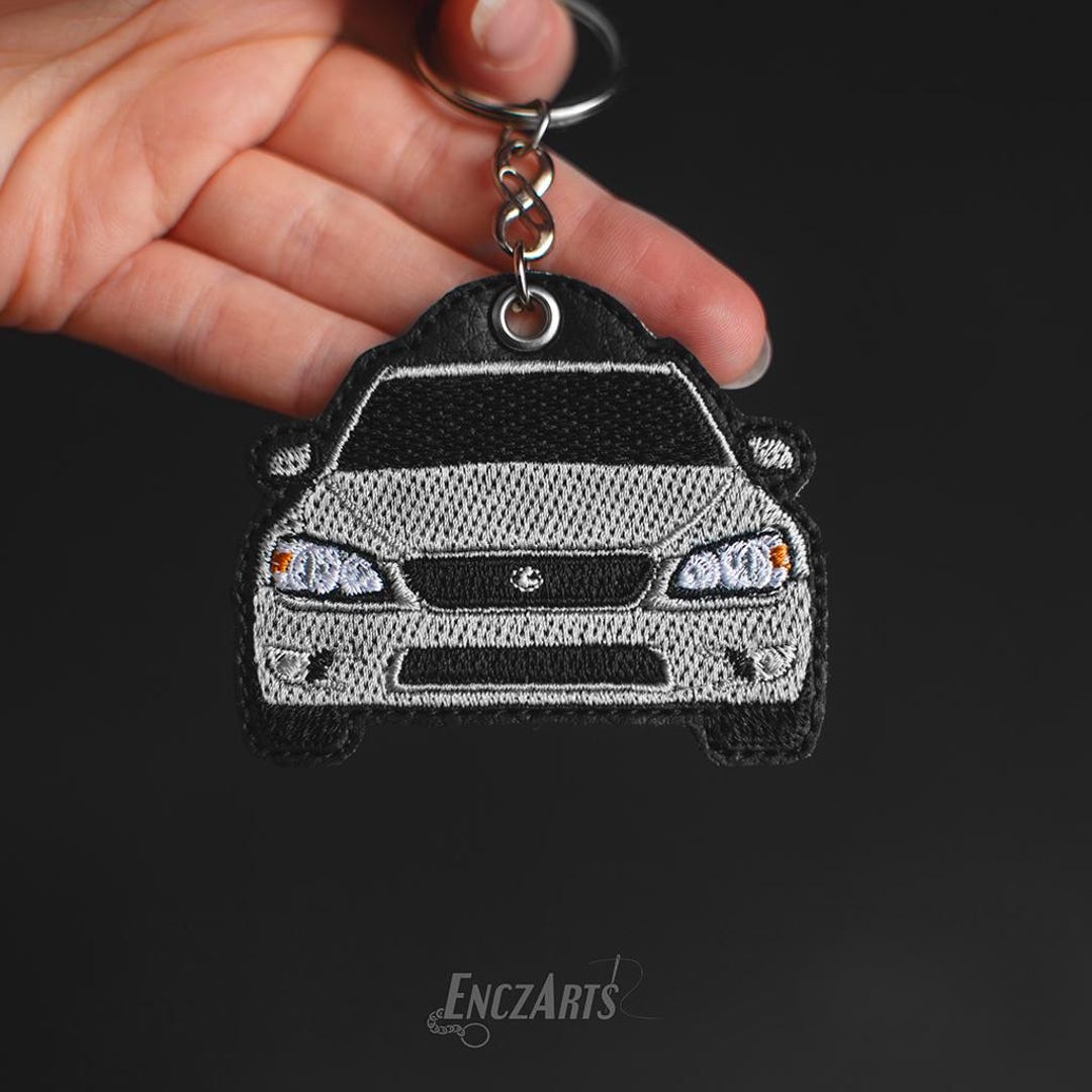 LEXUS IS200 Custom Keychain, Embroidery Pendant Looking Like Your Car ...