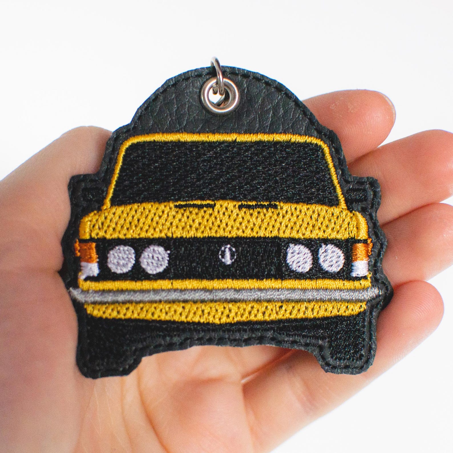 FIAT 125P Custom Keychain, Embroidery Pendant Looking Like Your Car ...