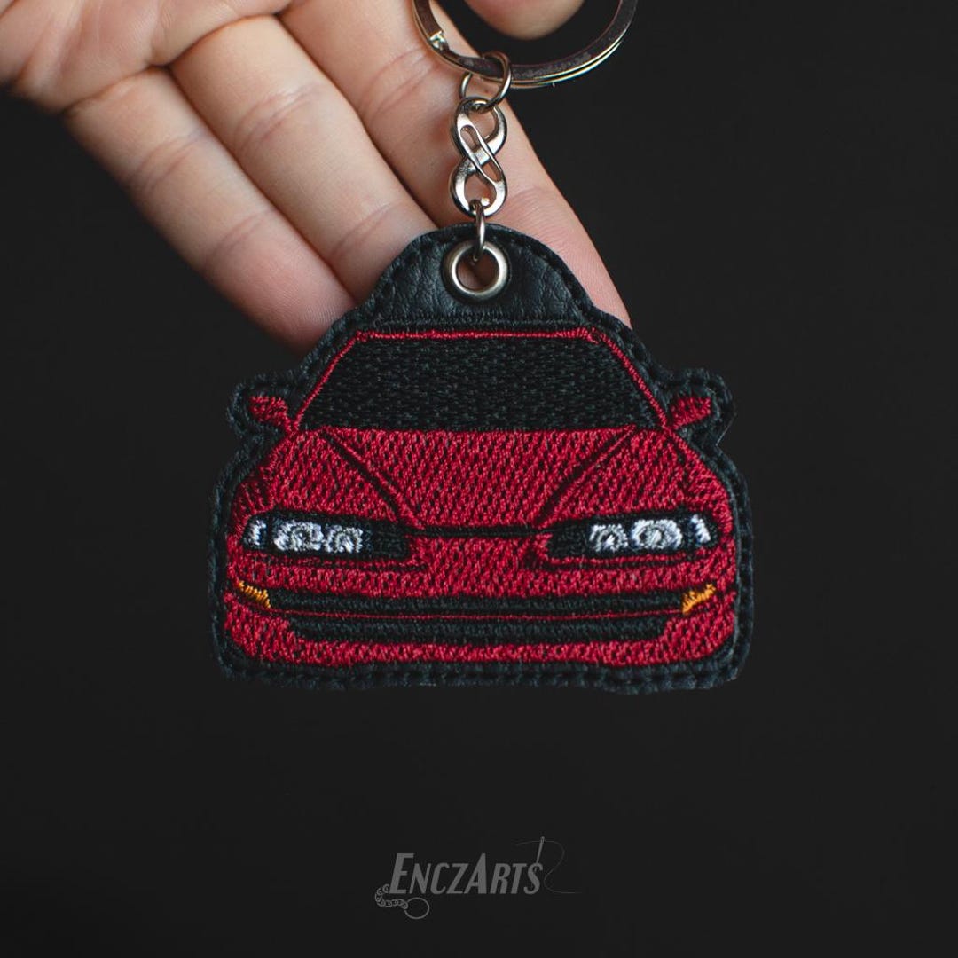 Honda Prelude IV Keychain: Embroidered Car Pendant, Car Lover Gift - Etsy