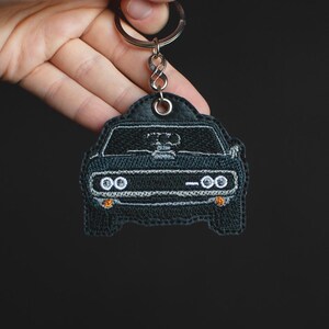 CHARGER 1970 RT Custom Keychain, Embroidery Pendant Like Your Car ...