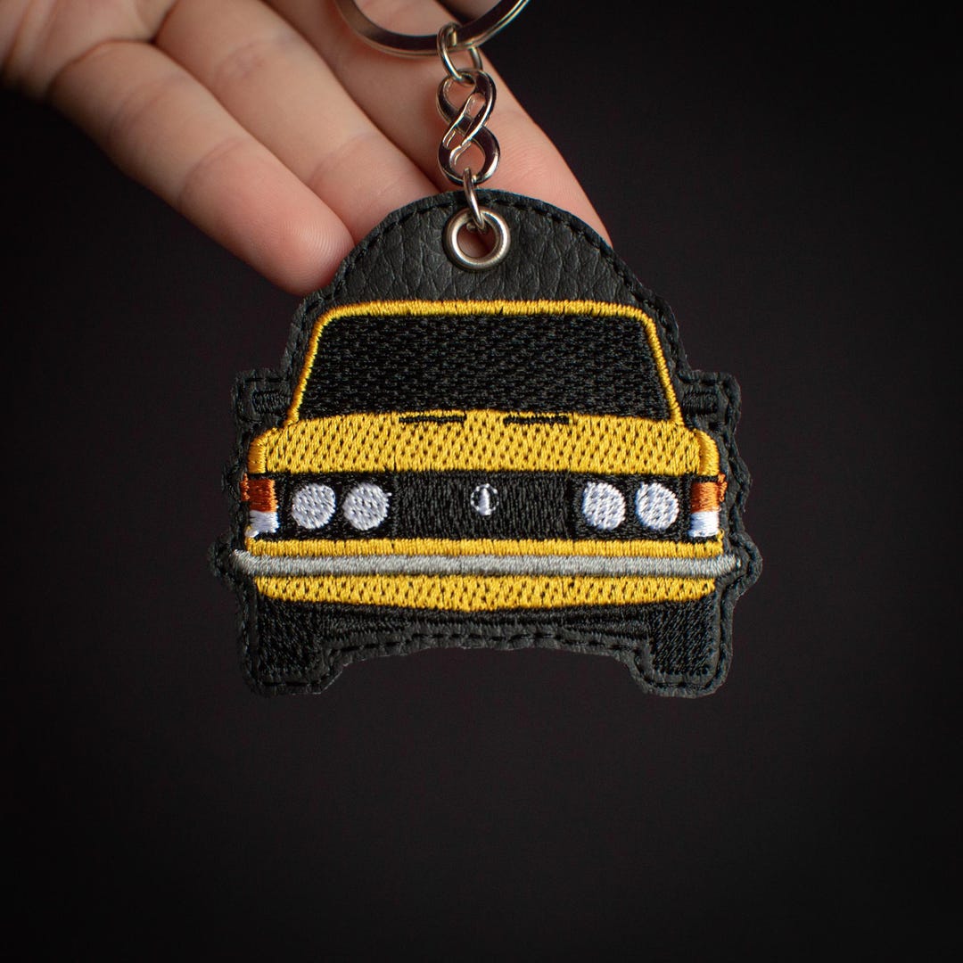 FIAT 125P Custom Keychain, Embroidery Pendant Looking Like Your Car ...