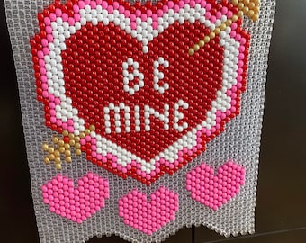 Heart Welcome Beaded Banner With Metal Hanger - Etsy